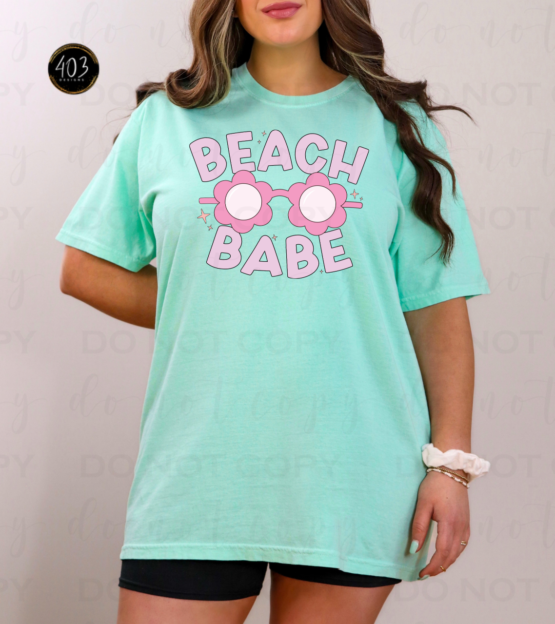 Beach Babe Dtf Transfer 403designs