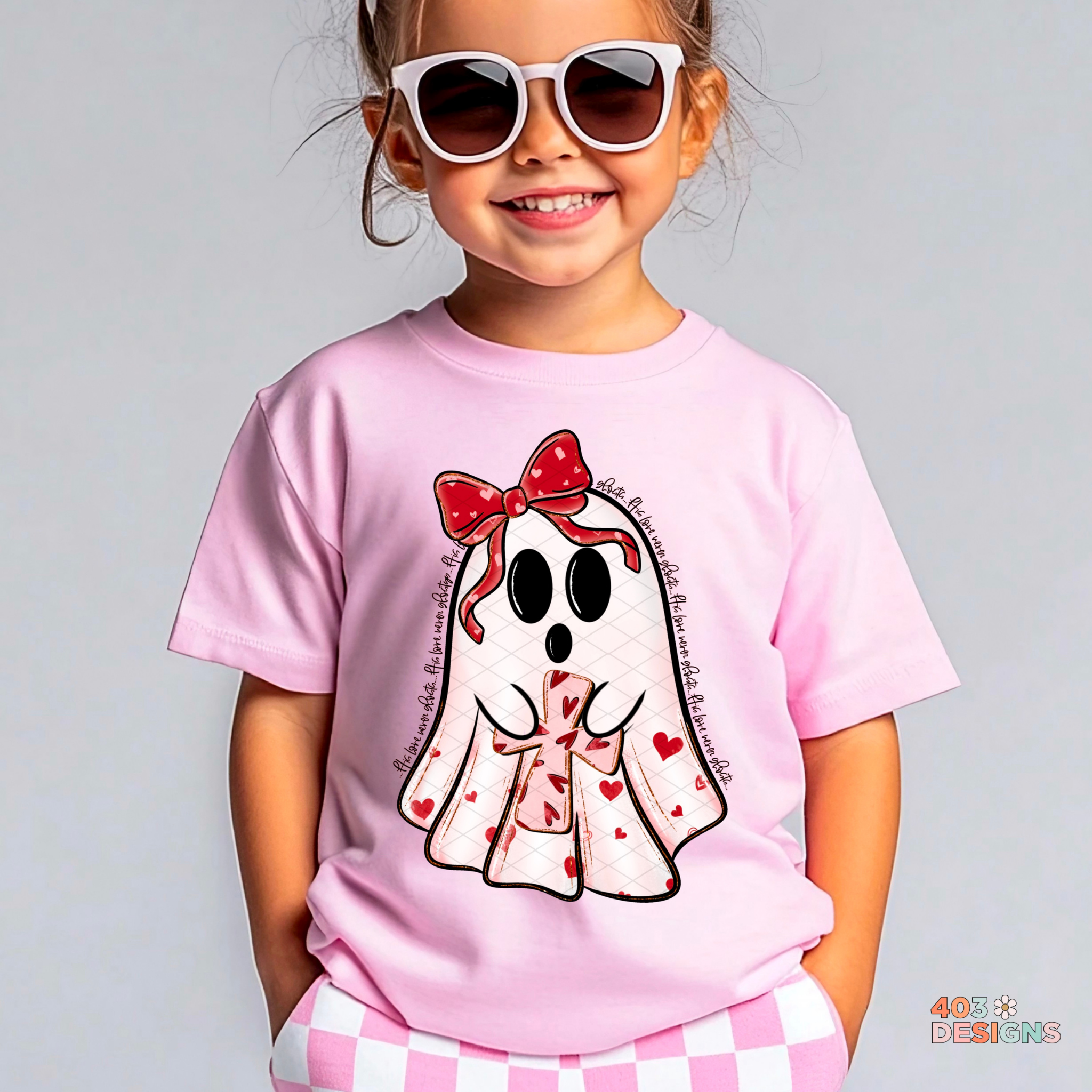 His Love Never Ghosts DTF Transfer – 403Designs