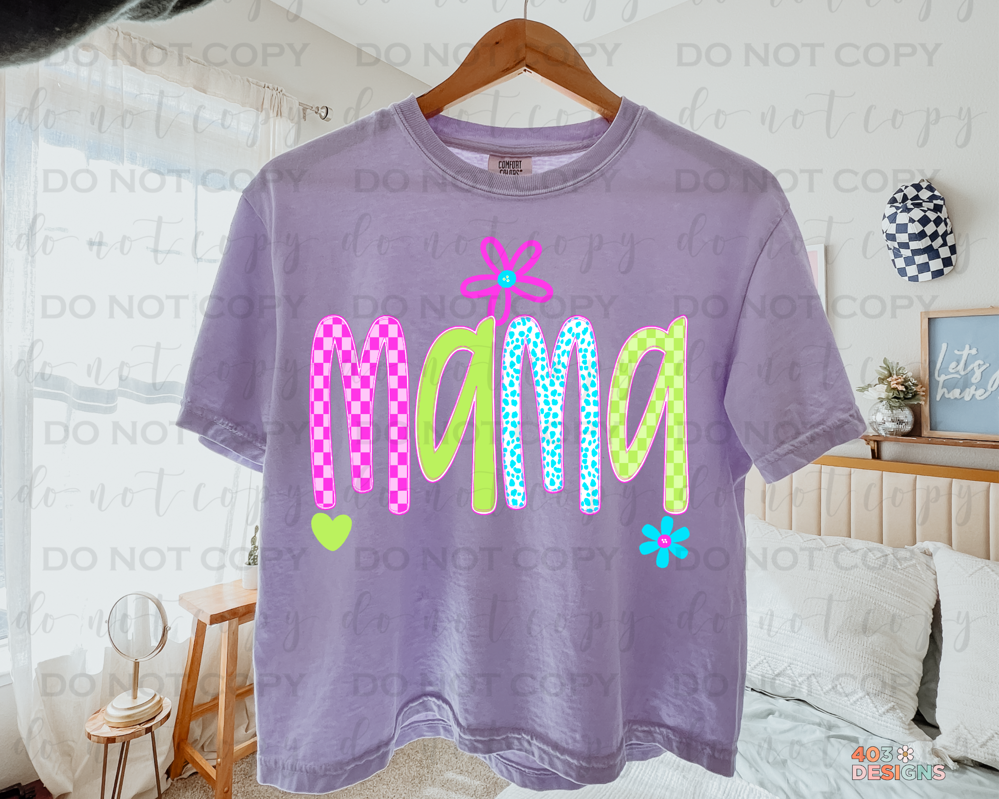 Funky Neon Personalized DTF Transfer – 403Designs