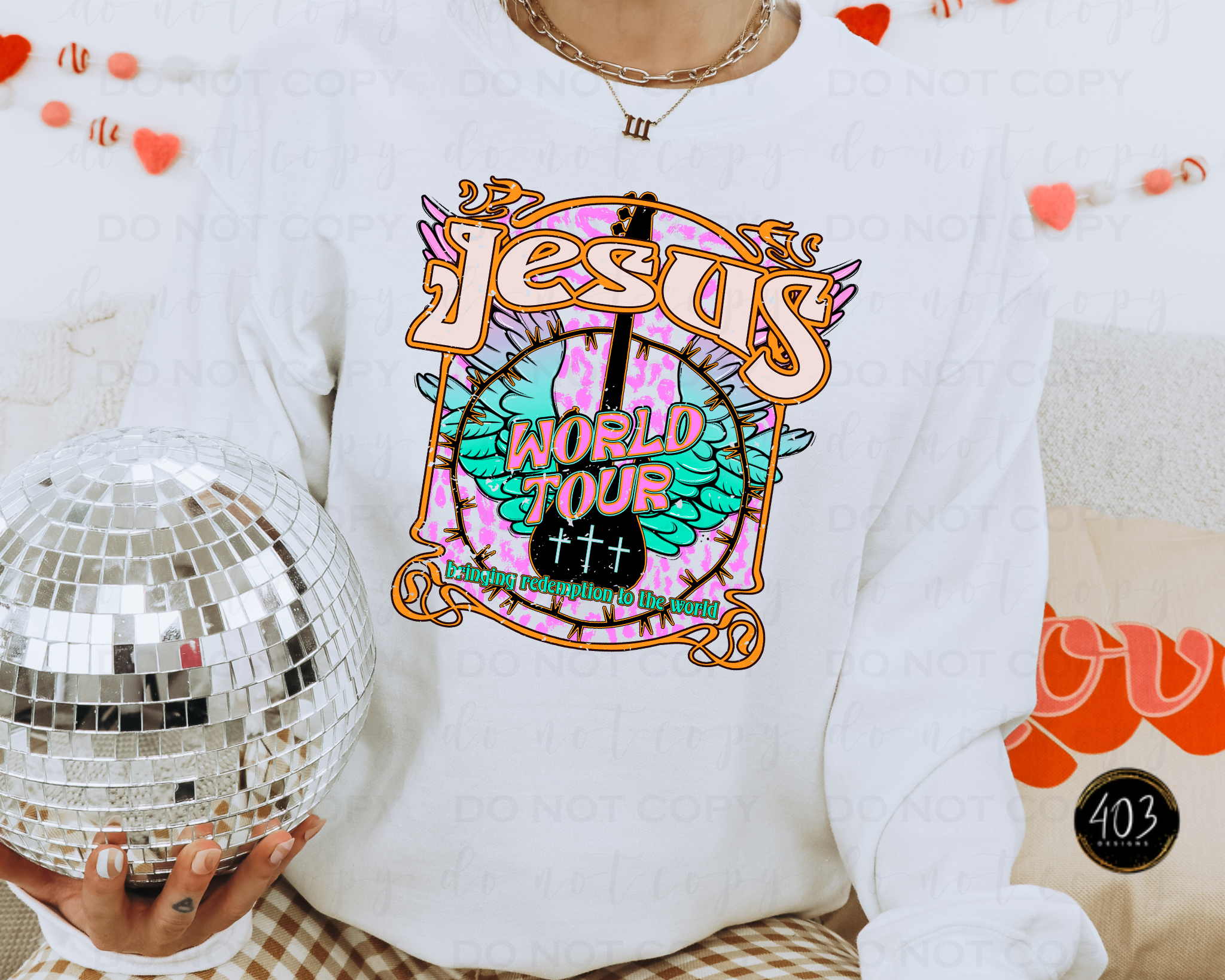 Jesus World Tour DTF Transfer – 403Designs