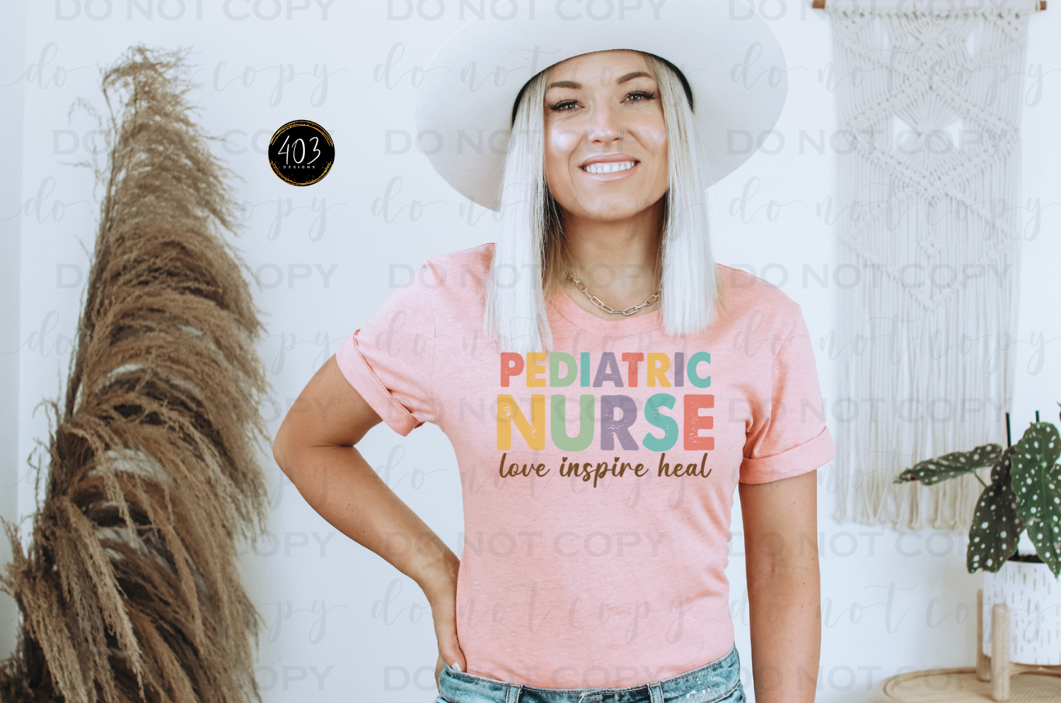 Pediatric Nurse DTF Transfer – 403Designs