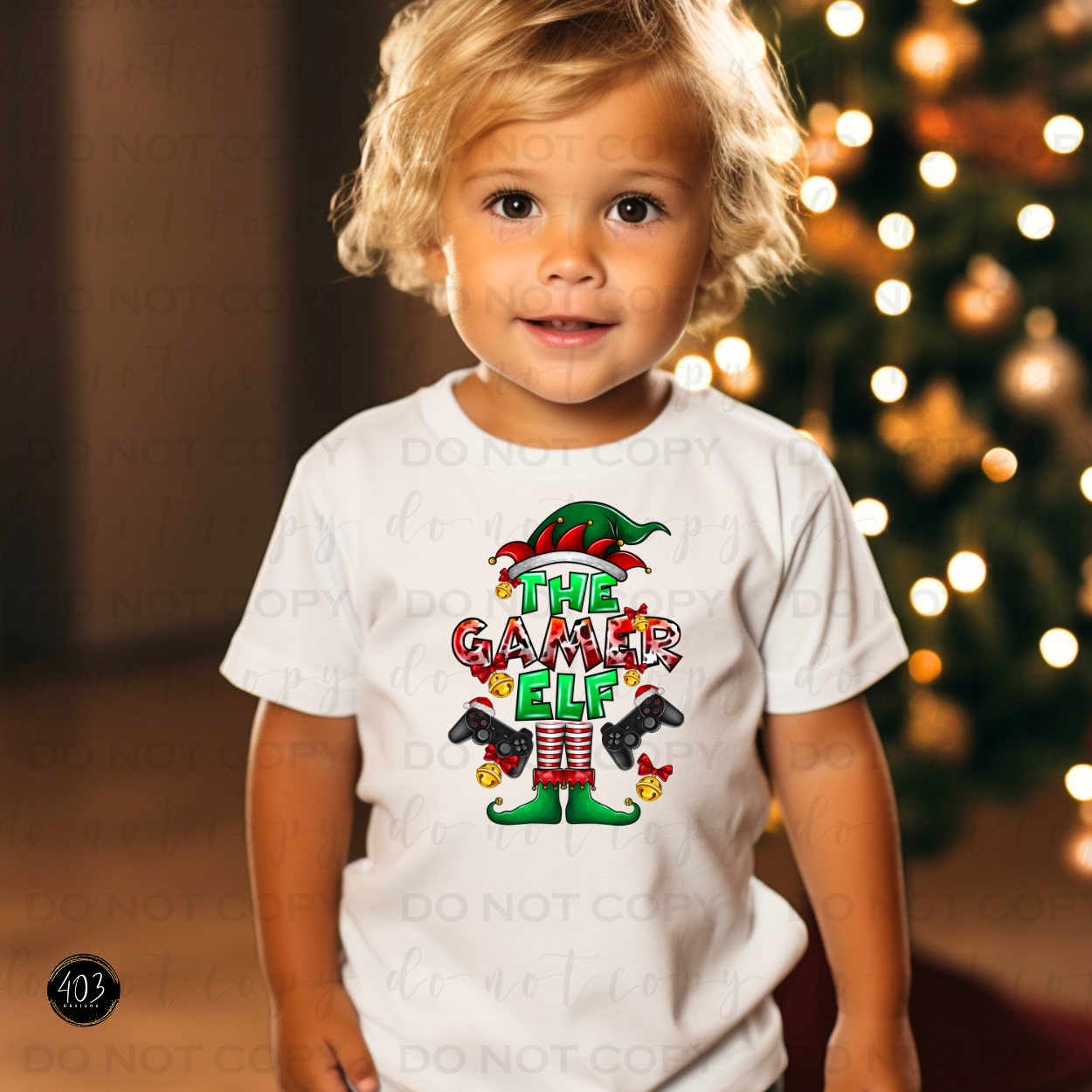 The Gamer Elf DTF Transfer – 403Designs