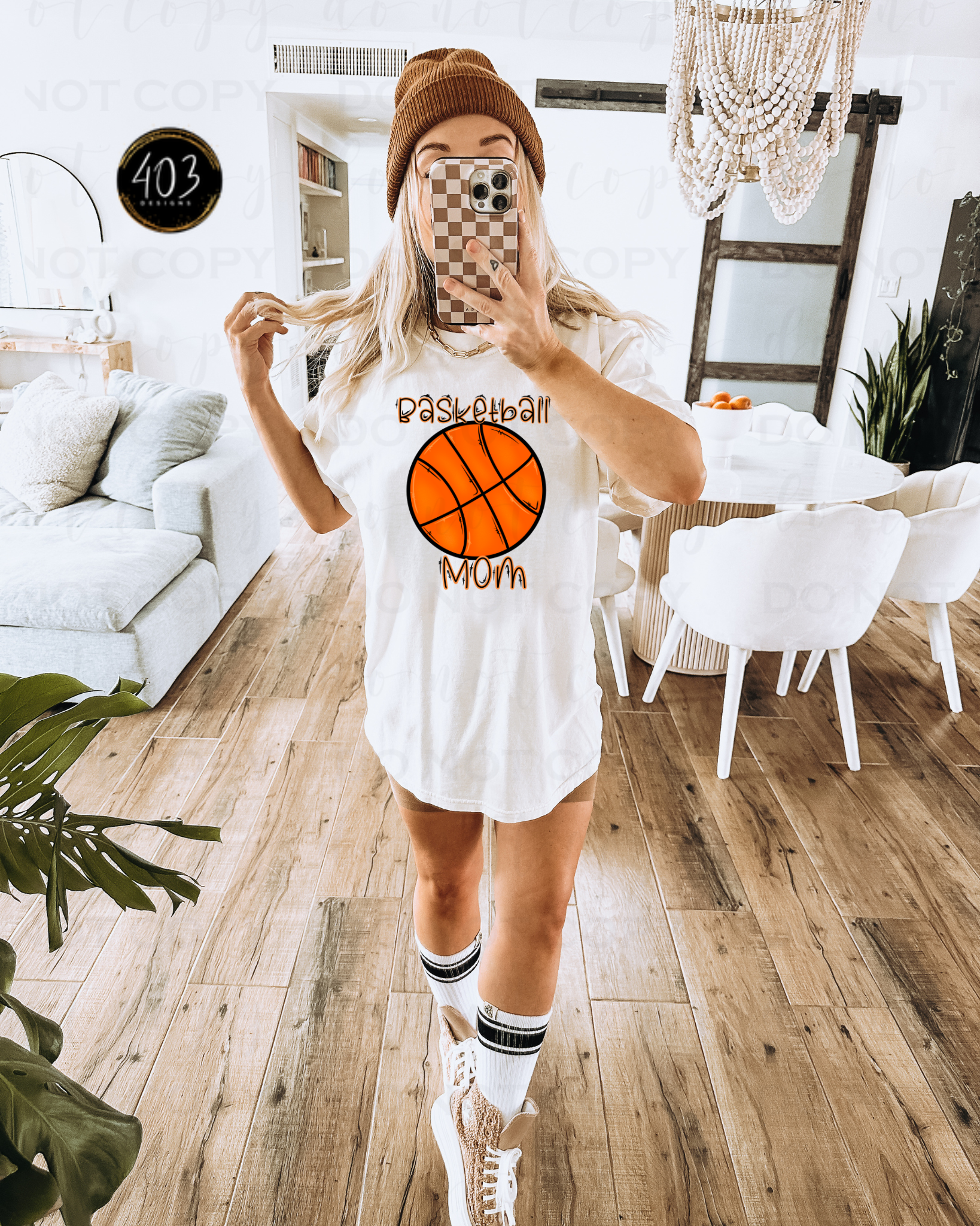 Basketball Mom DTF Transfer – 403Designs