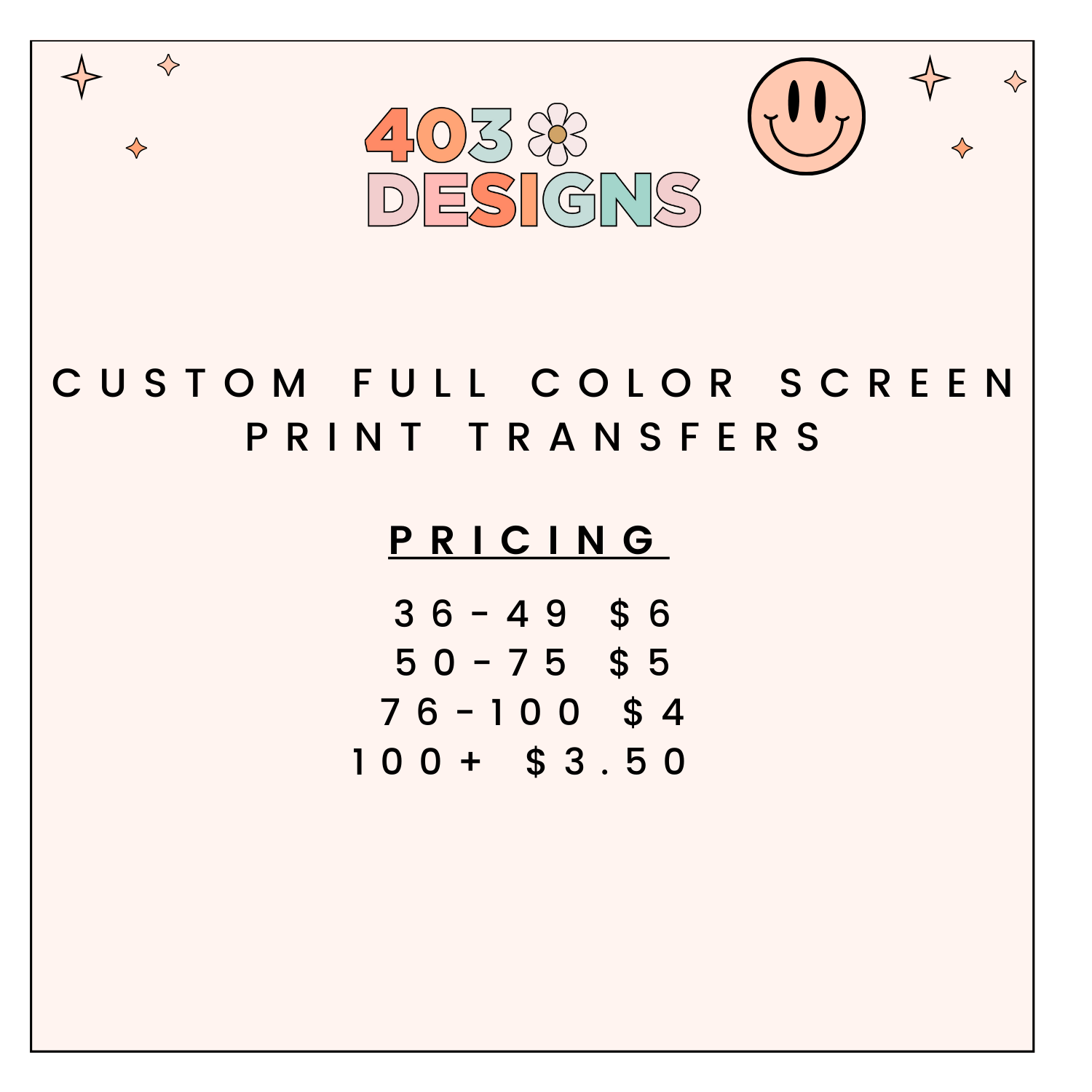 Custom Screen Print Transfer Full Color – 403Designs