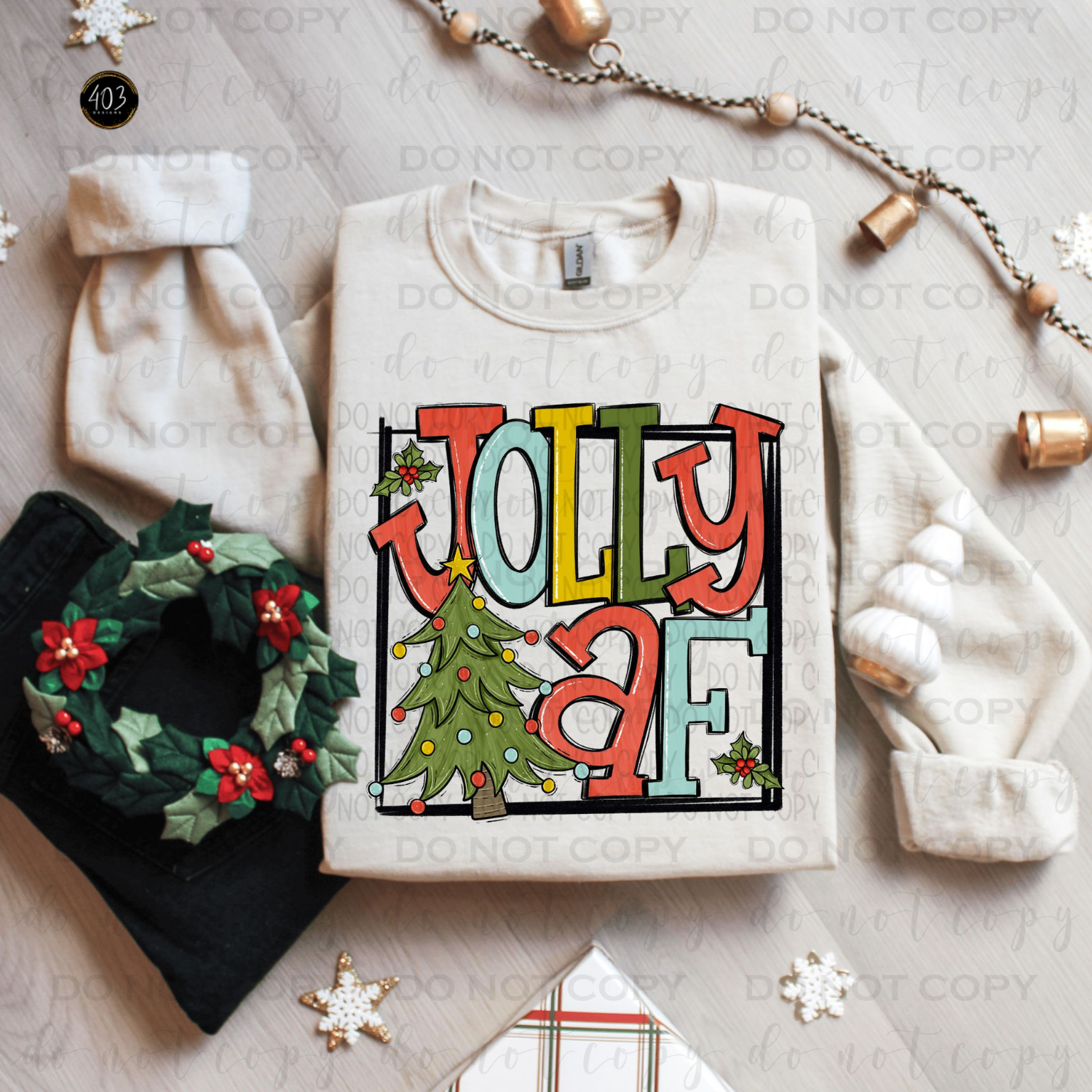 Jolly AF DTF Transfer – 403Designs