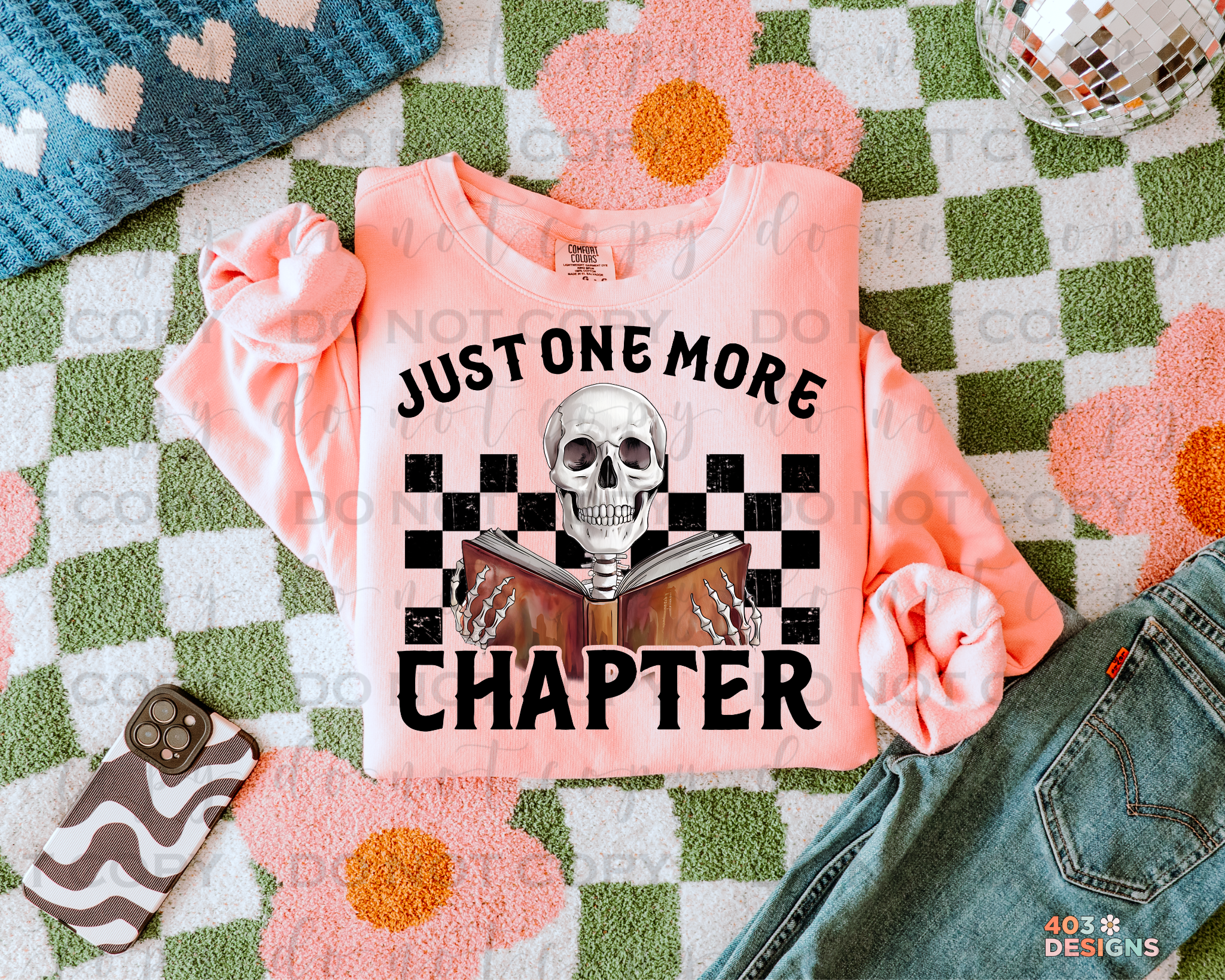 One More Chapter Skeleton DTF Transfer – 403Designs