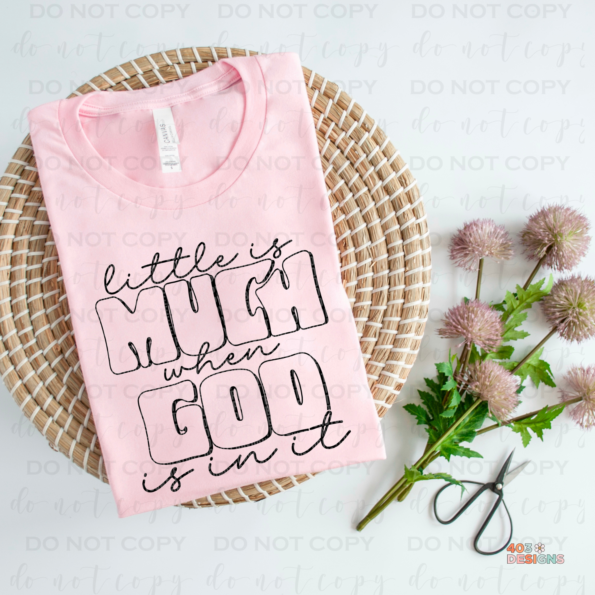 Little Is Much DTF Transfer – 403Designs