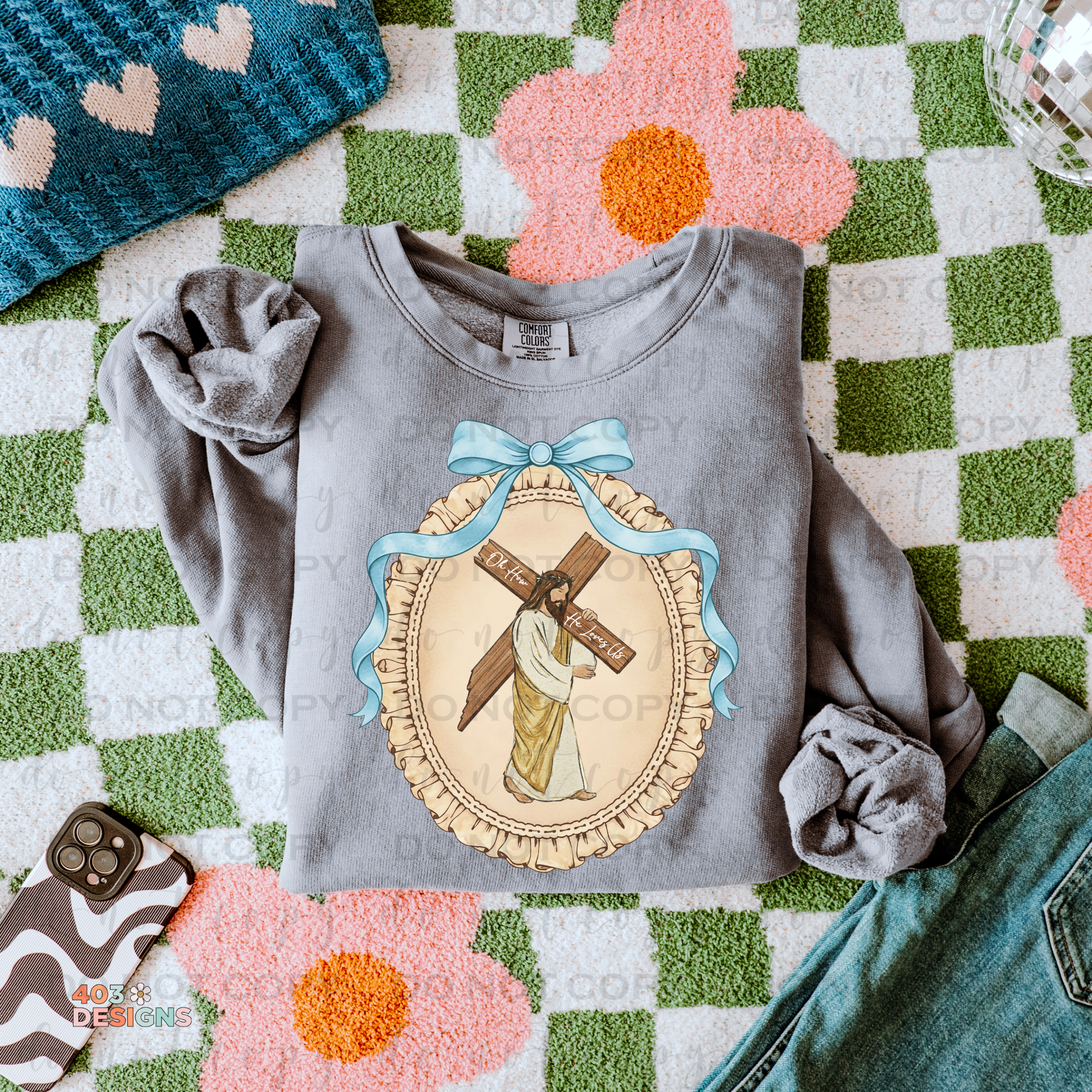 Vintage Portrait Jesus DTF Transfer – 403Designs