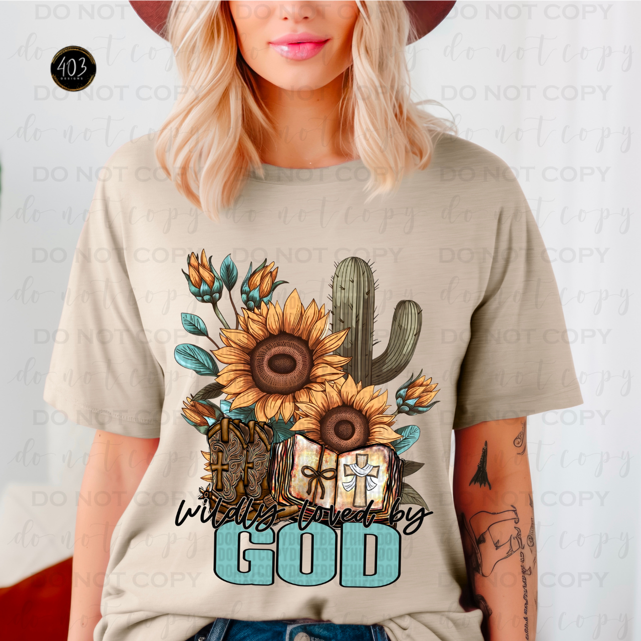 Wildly Loved By God DTF Transfer – 403Designs